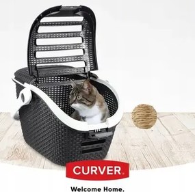 Curver Přepravka na zvířata antracit
