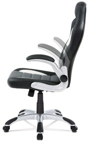 Kancelářská židle PHILIPPE černo-šedá