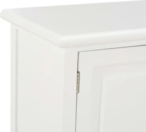 TV stolek Rudyard - bílý - dřevo | 120x30x40cm