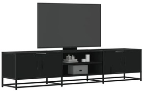 TV skříňka černá 180 x 35 x 41 cm kompozitní dřevo