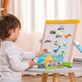 DODO Magnetická hra Dinosauři / Magnetky s názvy dinosaurů