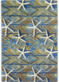 Koberce Breno Kusový koberec AQUARIUM 630/Q04X, Modrá, Vícebarevné, 120 x 180 cm