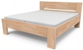 Texpol Dřevěná postel Nikoleta 200x100 Dub