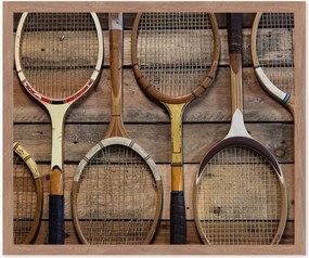 Zarámovaná fotografie Retro Rackets, v různých velikostech