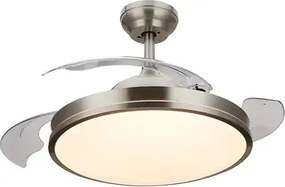 Philips Atlas nikl / Stropní svítidlo s ventilátorem / 28W+35W / 4500l
