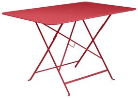 OnaDnes -20% Makově červený kovový skládací stůl Fermob Bistro 117 x 77 cm