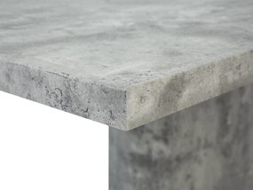 Dřevěný jídelní stůl s betonovým vzhledem PASADENA Beliani
