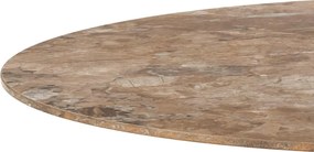 Keramický barový stůl Malta 105 cm béžový mramor