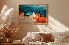 Barevný střet - obraz - Moderní abstrakce plná kontrastů 39A - 70 x 100 cm - 1 149 Kč