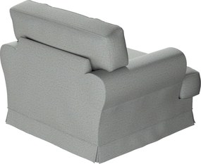 Potah na křeslo IKEA Ekeskog barva modrá látka pletený vzor
