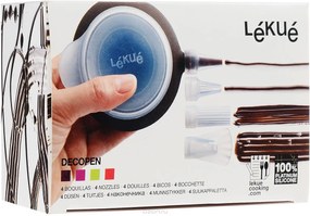 Silikonová cukrářská zdobička Lekue Decopen 100 ml | hnědý