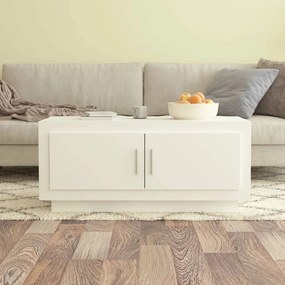 Konferenční stolek bílý 102 x 50 x 45 cm kompozitní dřevo