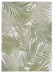 koberec SISAL SION palmové listy, tropický 2837 ploché tkaní ecru / z velikost 200x290 cm | krásné koberce cz