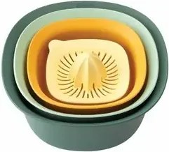 Brabantia Sada mís s cedníkem a odšťavňovačem