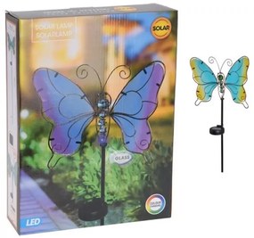LED motýl - tyrkysový 106 cm