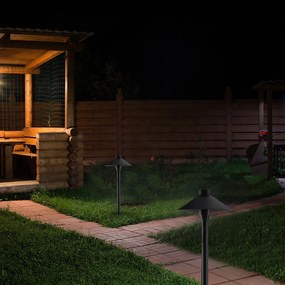 LED Solution Černé zahradní LED svítidlo zapichovací 7W IP65 53cm 20317