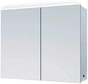 Zrcadlová skříňka s LED osvětlením Vegas, 50 × 70 × 13,1 cm