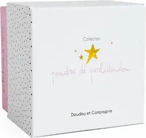 Doudou Dárková sada - Plyšový králíček s muchláčkem 10 cm ružová / od