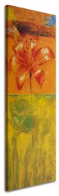 Gario Obraz na plátně Oranžová lilie Rozměry: 30 x 90 cm