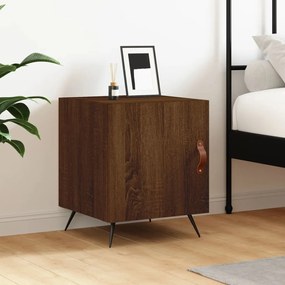 vidaXL Noční stolek 40 x 40 x 50 cm kompozitní dřevo [827508] Barva: hnědý dub