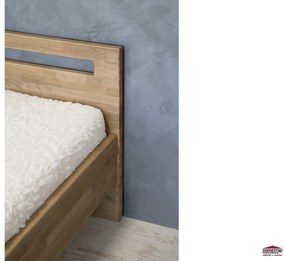 Domestav MESSINA manželská postel 180 cm buk cink olejovaný