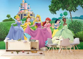 Vliesová fototapeta na Louce Před Zámkem, Disney Princezny | 360 x 270 cm | DFTDNXXL5003