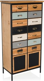 XXXLutz KOMODA, vícebarevná, přírodní barvy, 60/34/123 cm MID.YOU - Široké komody - 001918082301