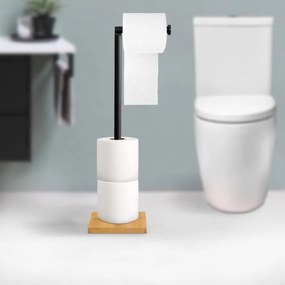 Tutumi - stojan na toaletní papír, černá, 322745, REA-07012