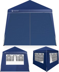 Skládací zahradní altán Capri modrý 3x3m včetně 4 boční stěny UV ochrana 50+