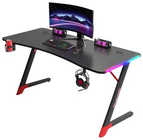 Herní stůl BG01 černý 120 cm
