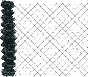 Řetězová plotová konstrukce s hroty 10 x 1,4 m Zelená Síťovina 3351159