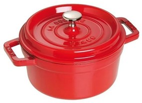 Hrnec STAUB  kulatý 22 cm červený 2,6l