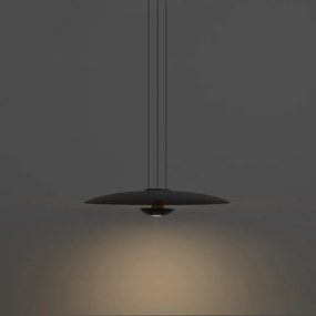 Moderní závěsná lampa černá vč. stmívatelné LED - Smith