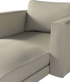 Potah na IKEA Norsborg šezlong s loketními opěrkami barva béžová látka pletený vzor