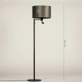 Stojací designová lampa La Ritelliote Black and Black