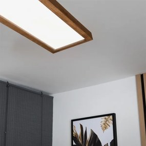 Brilagi-LED Stmívatelné svítidlo WOODY FRAME LED/50W/230V dub 120x30 cm IP44 +DO