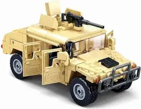 Sluban Army Model Bricks M38-B0837 Hummer bojový off road / LEGO - kom