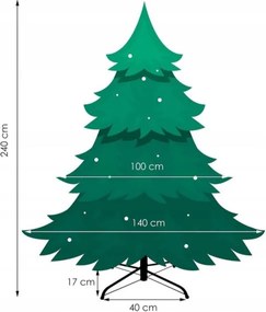 Vánoční stromek Smrk Exclusive alpský 240 cm