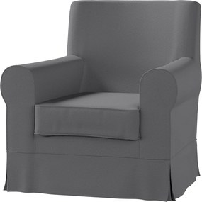 Potah na křeslo IKEA Ektorp Jennylund barva šedá látka pletený vzor