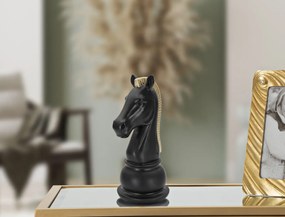 Dekorativní soška Horse 19 cm černá