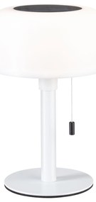 Paulmann 94606 Bartja, bílá solární lampička na baterii, 1,6W LED 2700K, výška 24cm, IP44