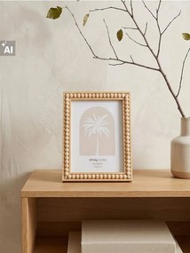 Sinsay - Rámeček na fotografii s ozdobnými korálky - béžová