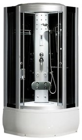 BPS-koupelny Hydromasážní box HYD-R712B 110 SA, 110x110 se saunou