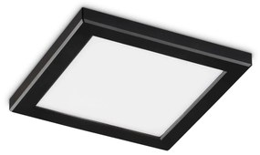 Ideal Lux Nástěnné LED svítidlo AURA PL hranaté Barva: Černá, Pohybový senzor: ne, Chromatičnost: 3000K