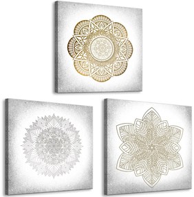 Obraz - Bright Mandalas (3 Parts)