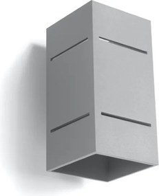 Sollux Lighting Nástěnné svítidlo BLOCCO šedé