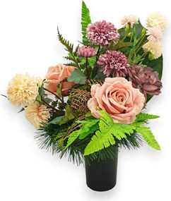 Kytice Vložka Do Vázy Umělé Květy na hřbitov na všech svatých