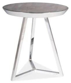 MAXIVA Konferenční stolek - TEMIDA C, mramor/chrom