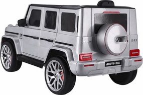 LEAN CARS Elektrické autíčko Mercedes G63 S306-1 stříbrné