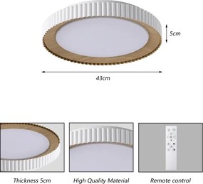 BRILAGI - LED Stmív. strop. sv. NEXO LED/48W/230V 3000-6000K bílá pr. 43 cm +DO